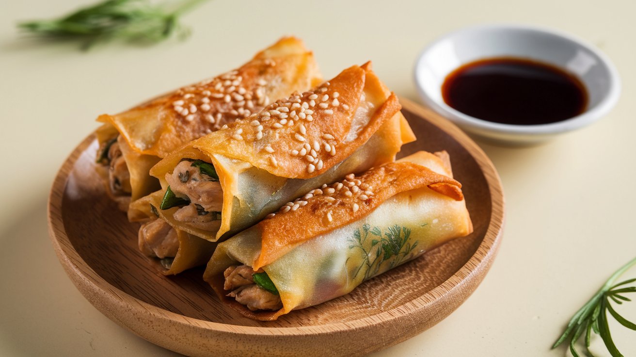 Chicken Spring Rolls: Crispy Flavorful Delight - Juicy Recipe